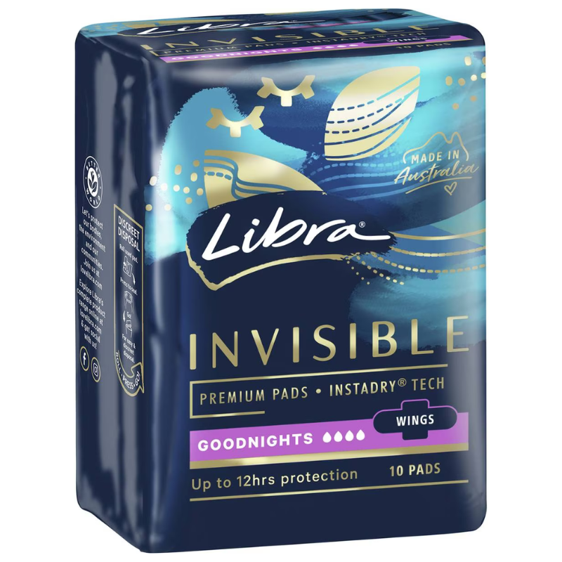 Libra Invisible 10 Pads Goodnights Wings – JWN Shop