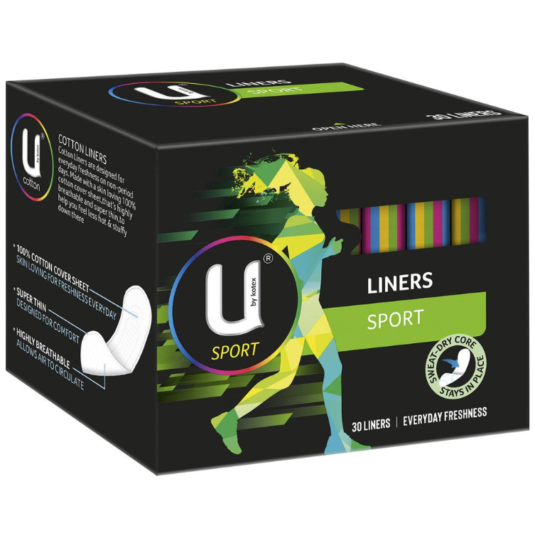 U By Kotex Sports Liners Sport 30 Pack – JWN Shop
