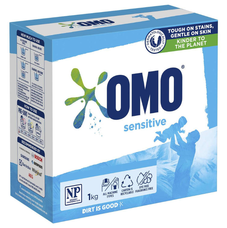 Omo Laundry Powder Sensitive 1kg – JWN Shop